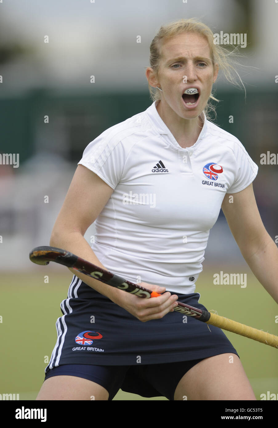 Hockey - Setanta Trophy - Ireland v Great Britain - Dublin Stock Photo ...