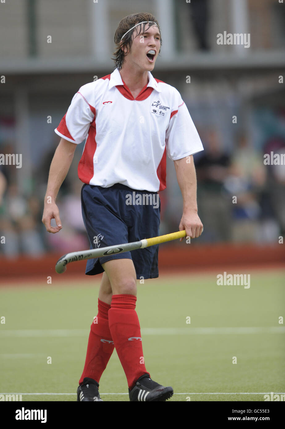 Hockey, UK School Games, Bristol. England's Simon Faulkner Stock Photo ...