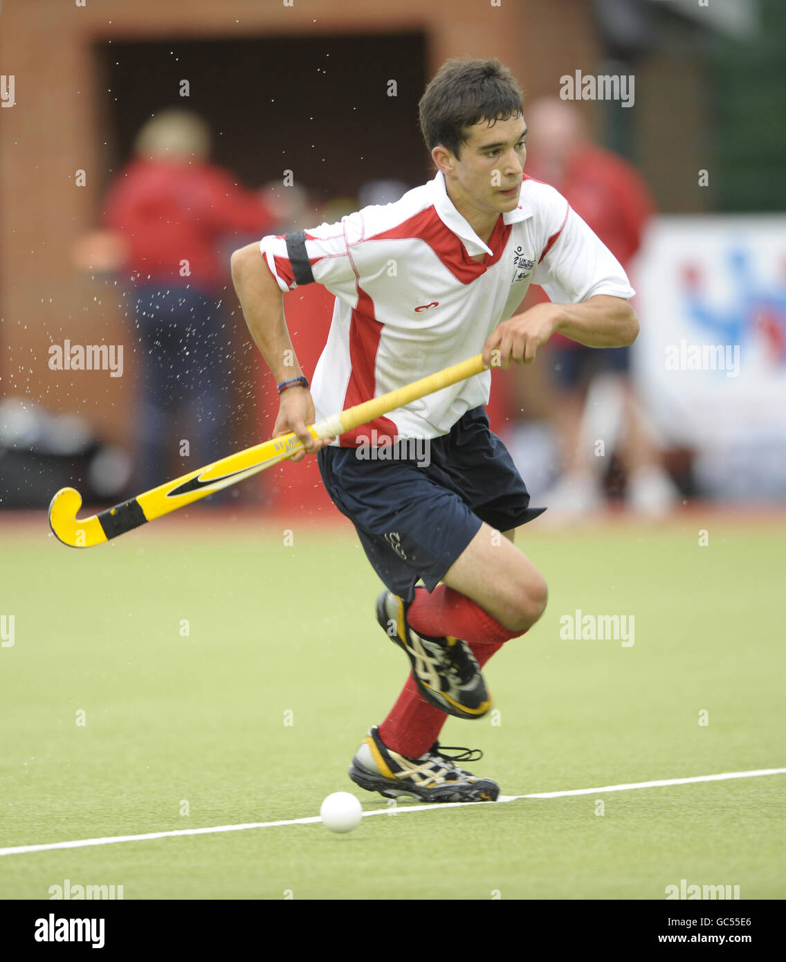 Hockey, UK School Games, Bristol. England's Ben Arnold in action ...
