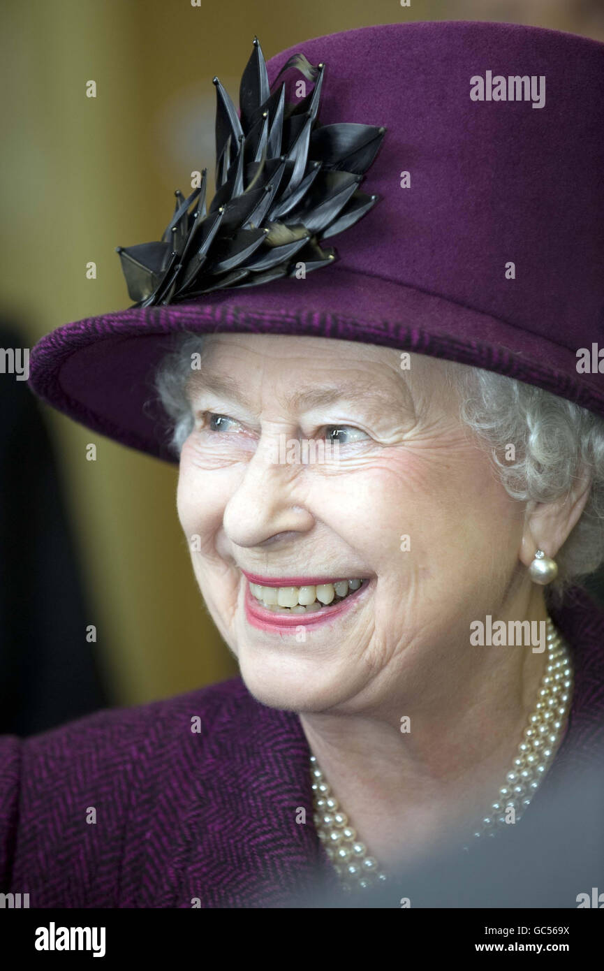 Britain's Queen Elizabeth II during a visit to the London 2012 Olympic ...