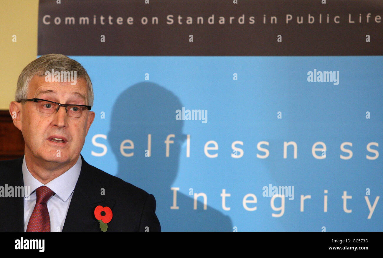 Sir Christopher Kelly report Stock Photo - Alamy