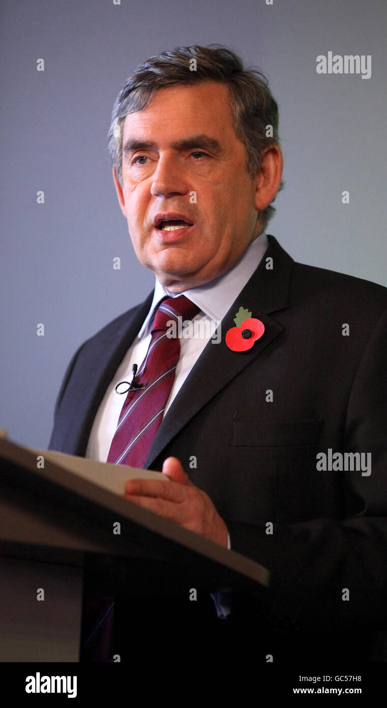 Gordon brown speech on afghanistan hi-res stock photography and images ...