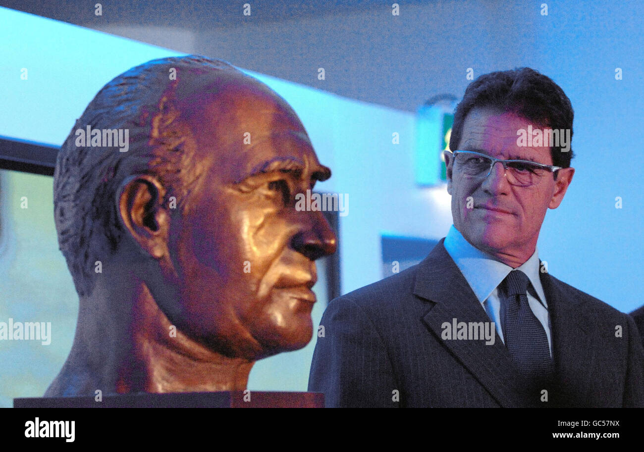 Soccer - Sir Alf Ramsey Bust Unveiling - Wembley Stock Photo - Alamy
