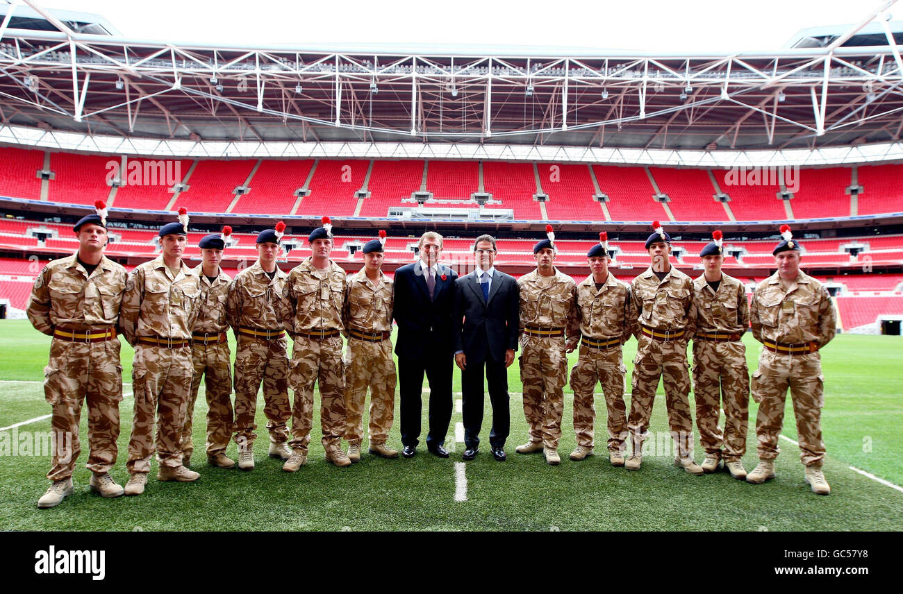 Soccer - Sir Alf Ramsey Bust Unveiling - Wembley Stock Photo - Alamy