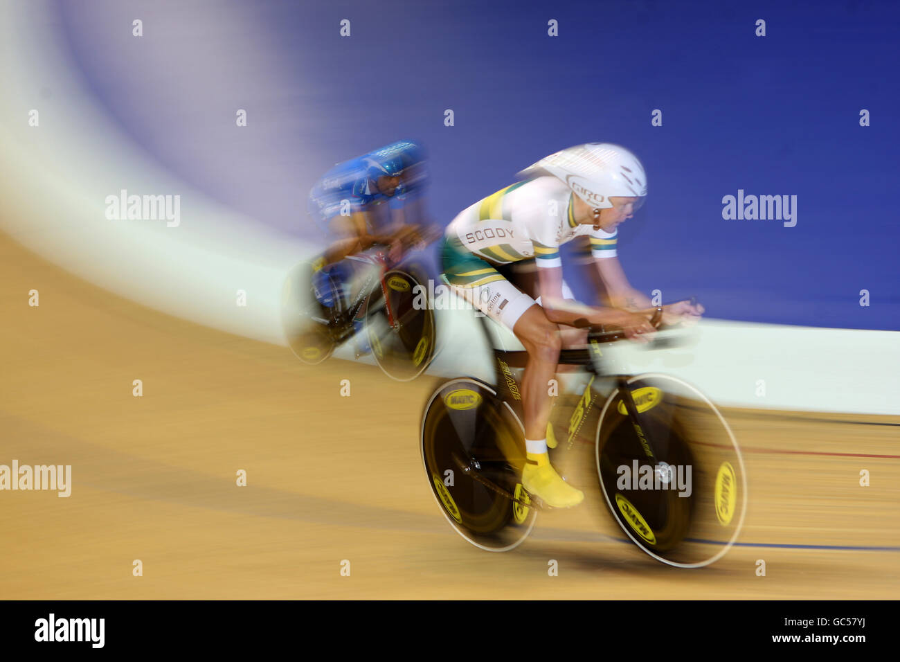 Australia's Michael Gallagher in action during the qualifying round of ...