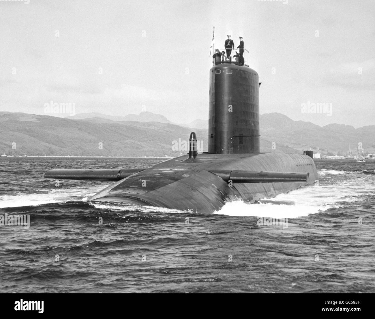 Royal submarine hms repulse Black and White Stock Photos & Images - Alamy