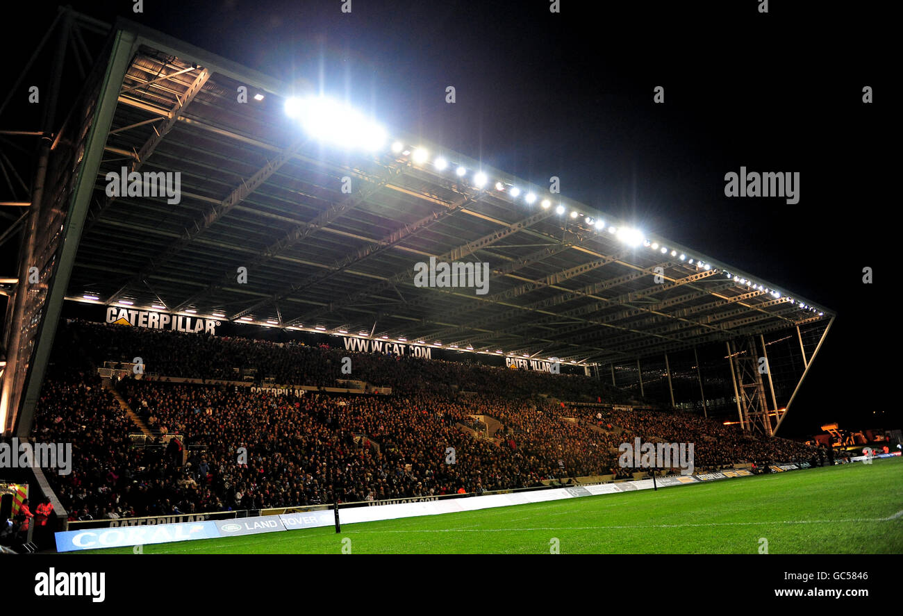 The New Caterpillar Stand at Welford Road at full capacity on it's ...