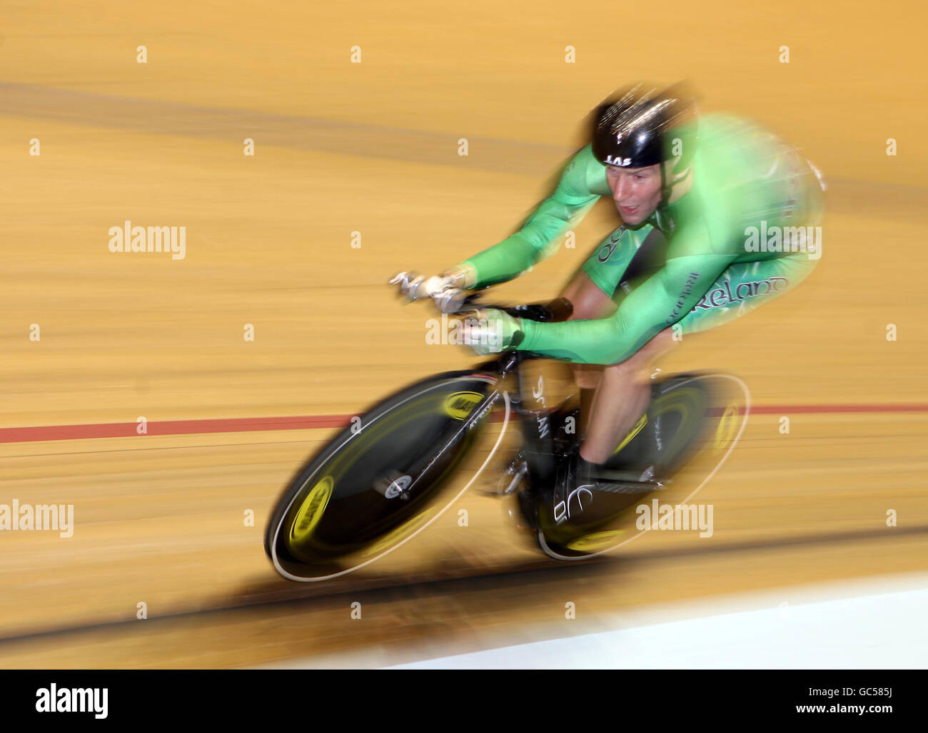 Ireland's Cathal Miller in action in the Men's LC1 4000m Pursuit bronze ...