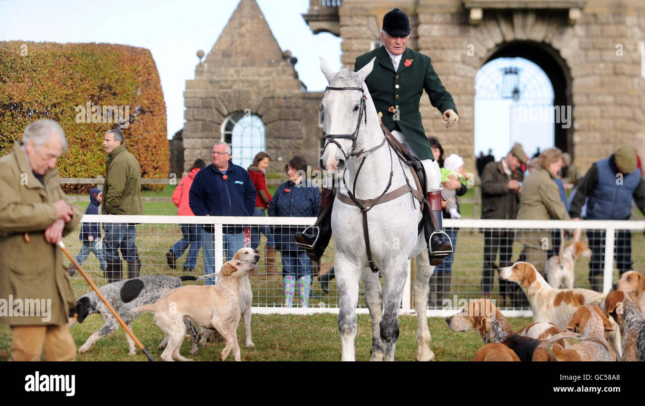The Duke of Beaufort's Hunt Stock Photo - Alamy