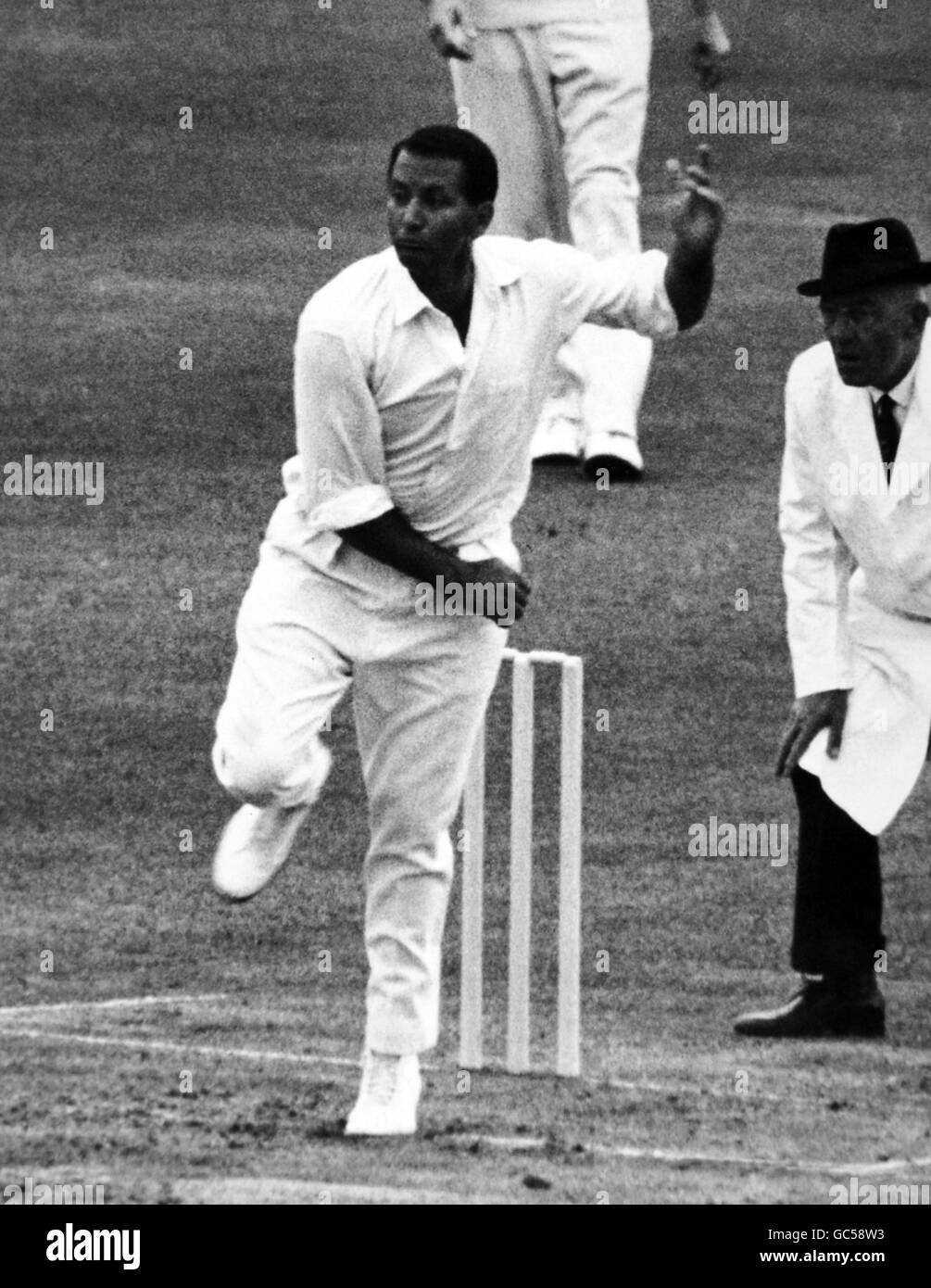 Basil doliveira bowling hi-res stock photography and images - Alamy