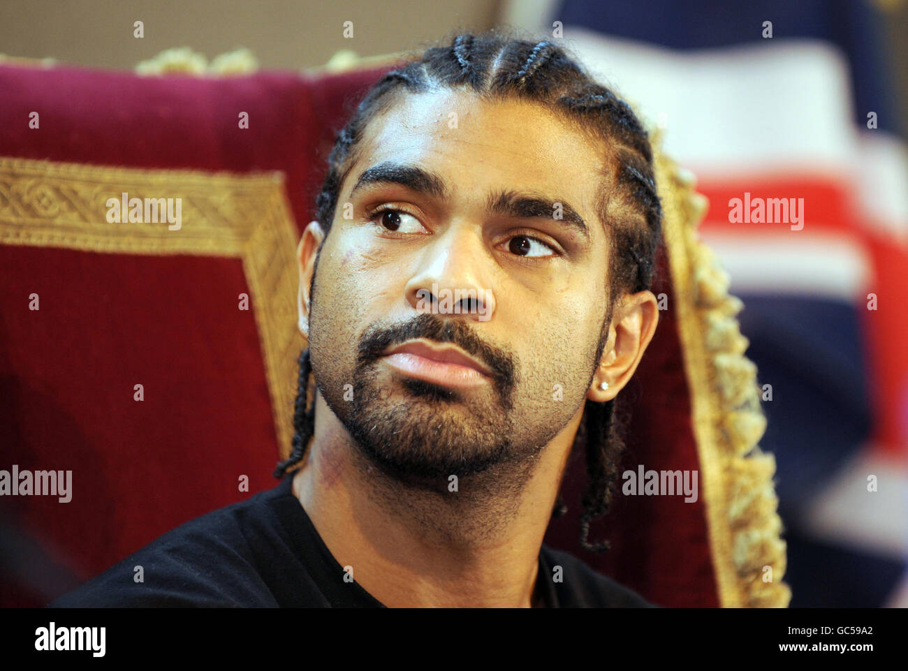 World Heavyweight Champion David Haye speaks during a Press Conference ...