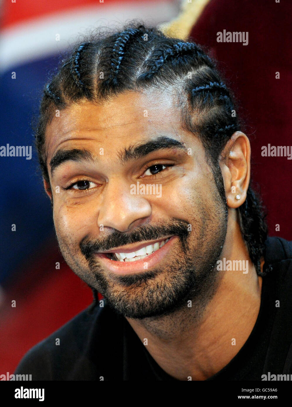 David haye during the press conference at park plaza riverbank hi-res ...