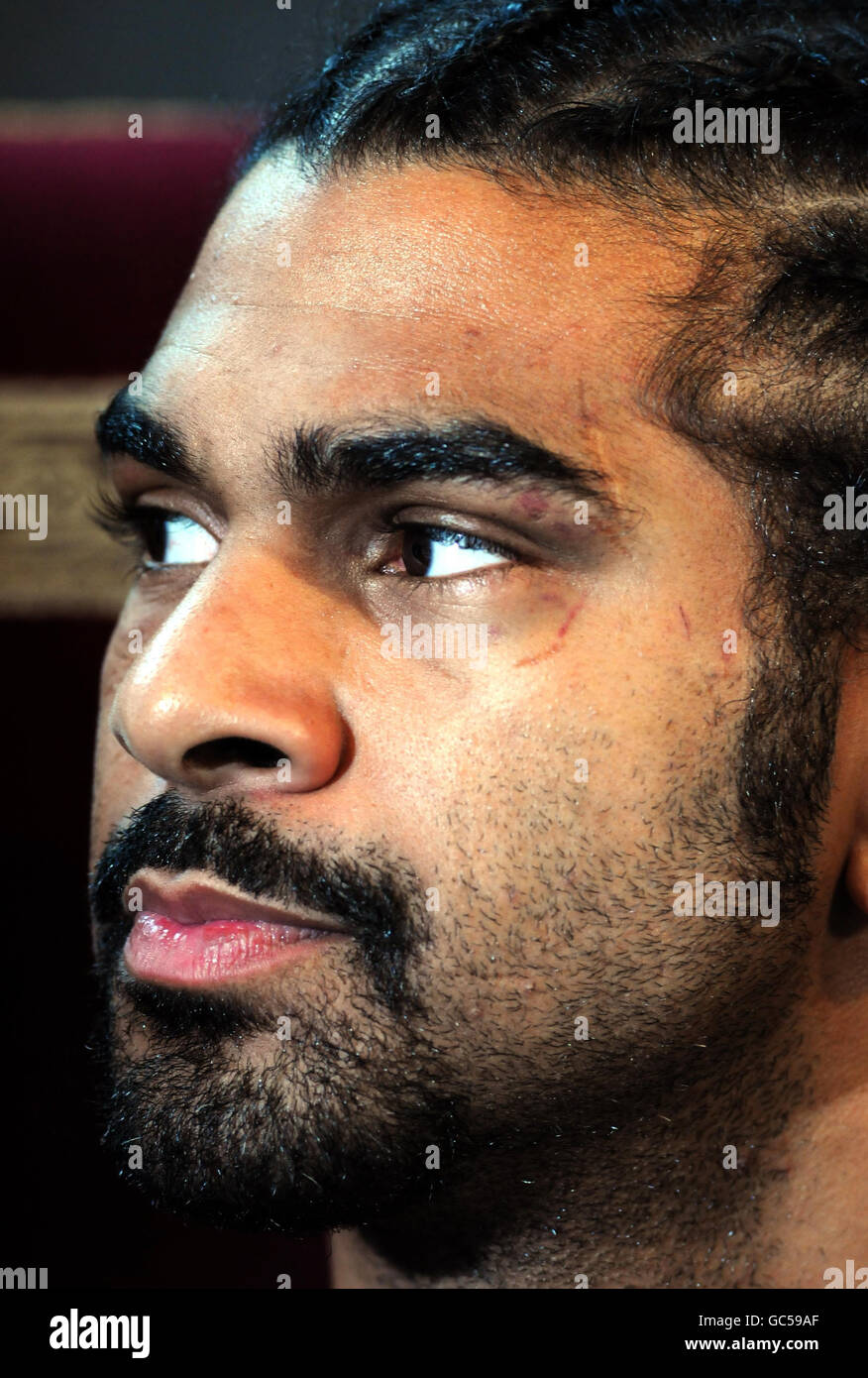 World Heavyweight Champion David Haye speaks during a Press Conference ...
