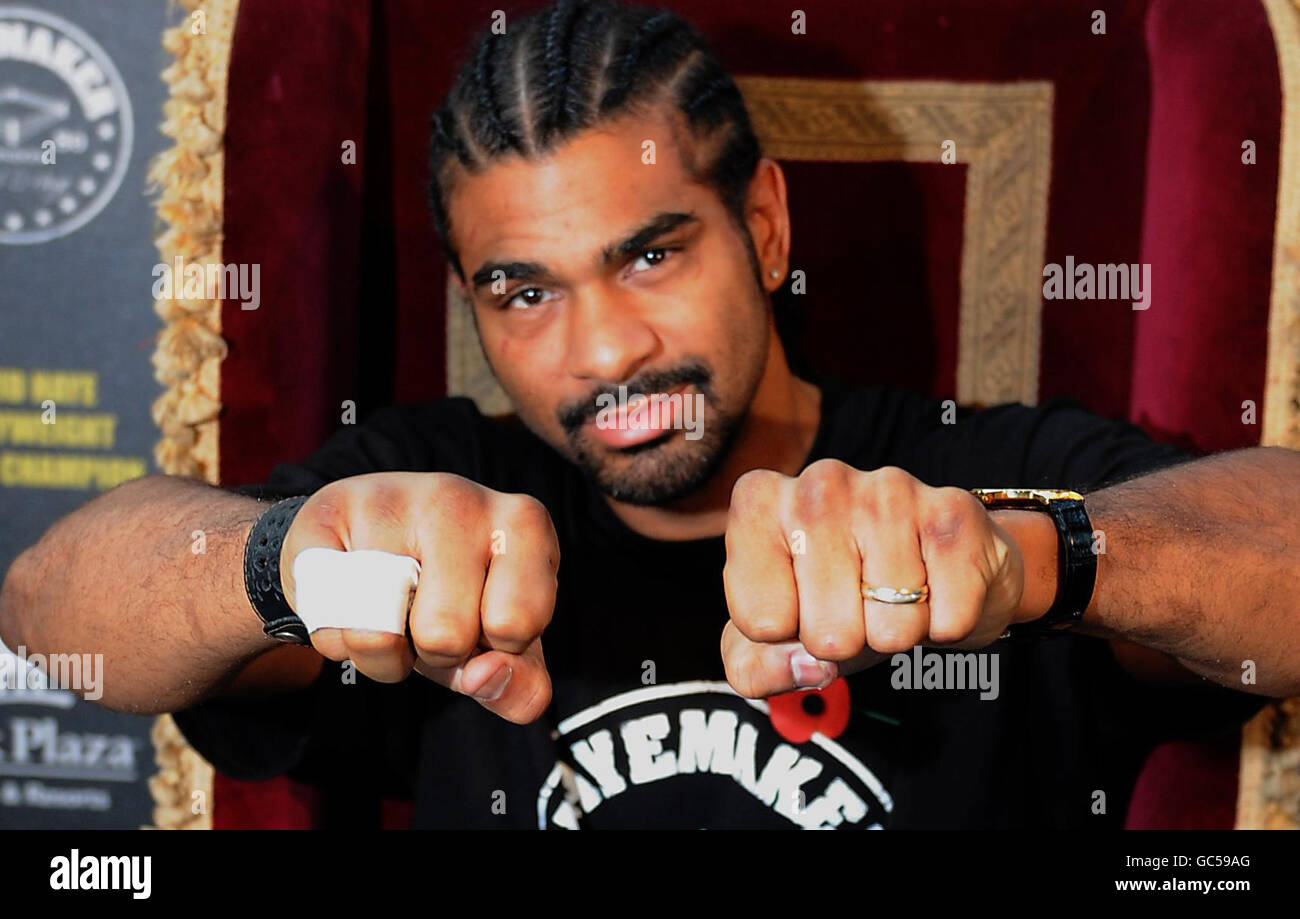 Boxing - David Haye Press Conference - Park Plaza Riverbank Hotel ...