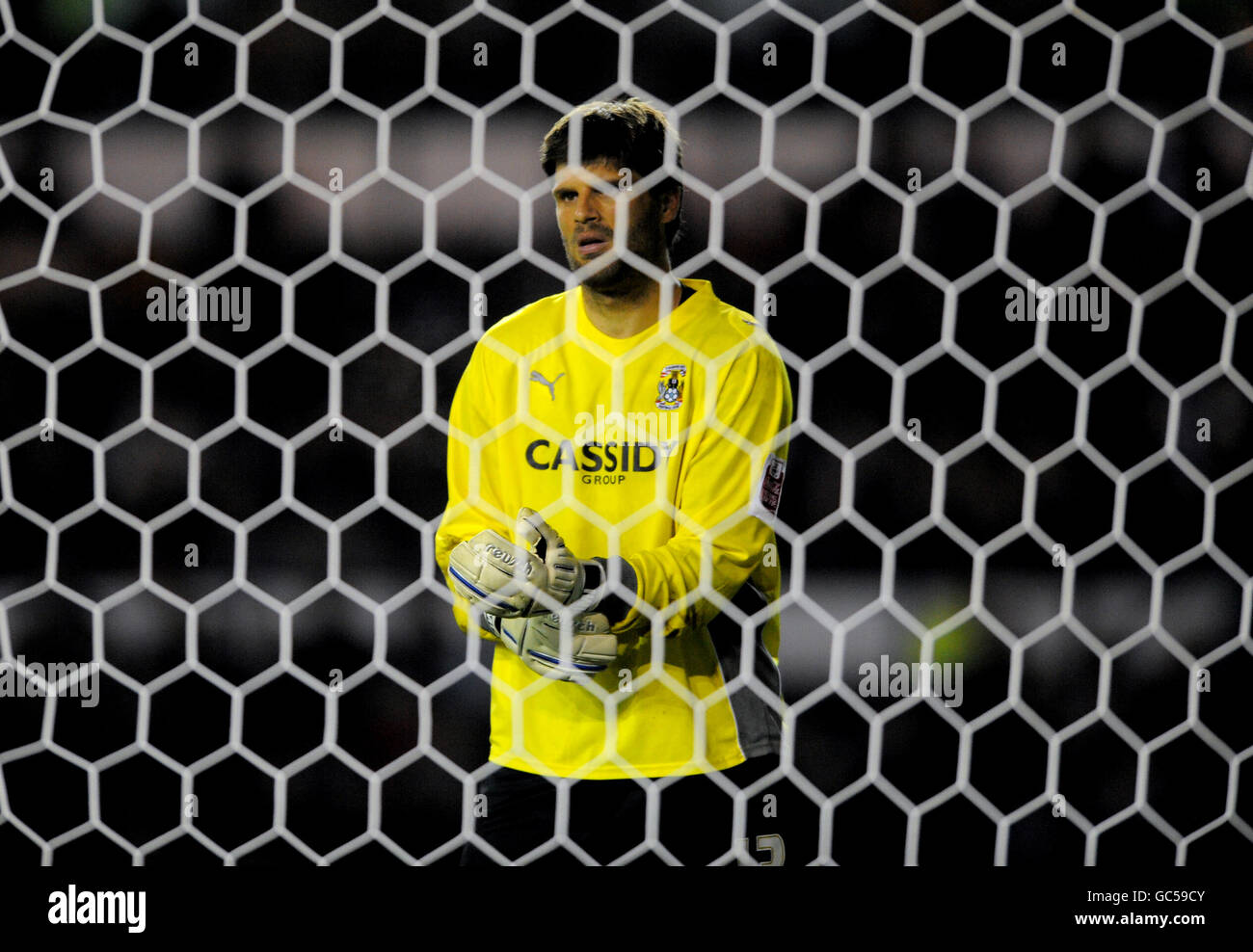 Coventry city goalkeeper dimitrios konstantopoulos hi-res stock ...