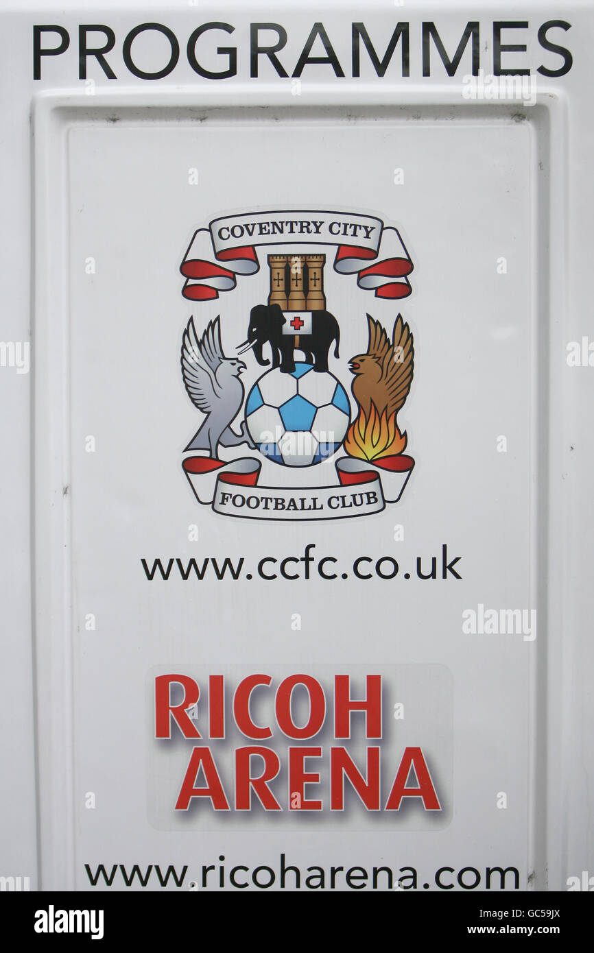 Coventry city sign football hi-res stock photography and images - Alamy