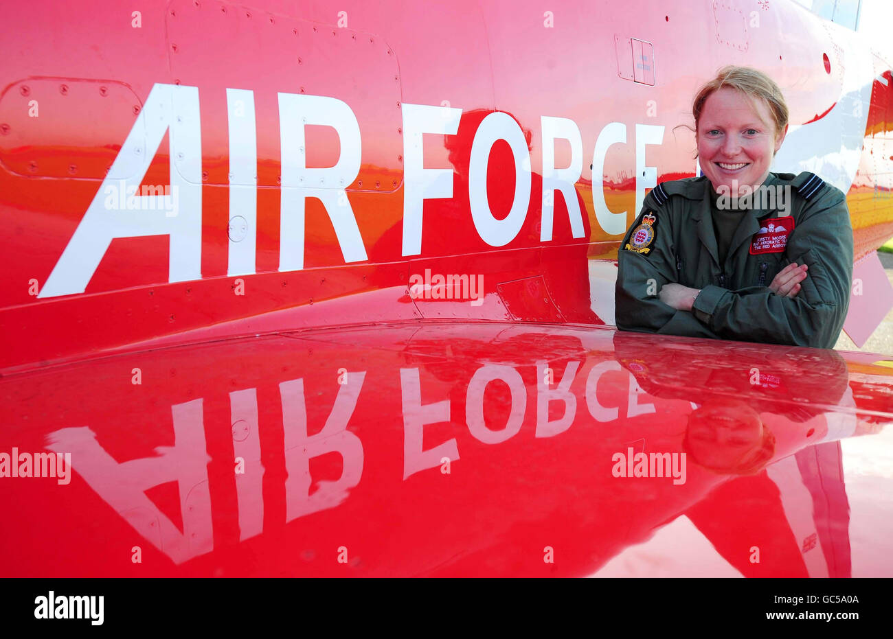 First female joins the Red Arrows Stock Photo - Alamy