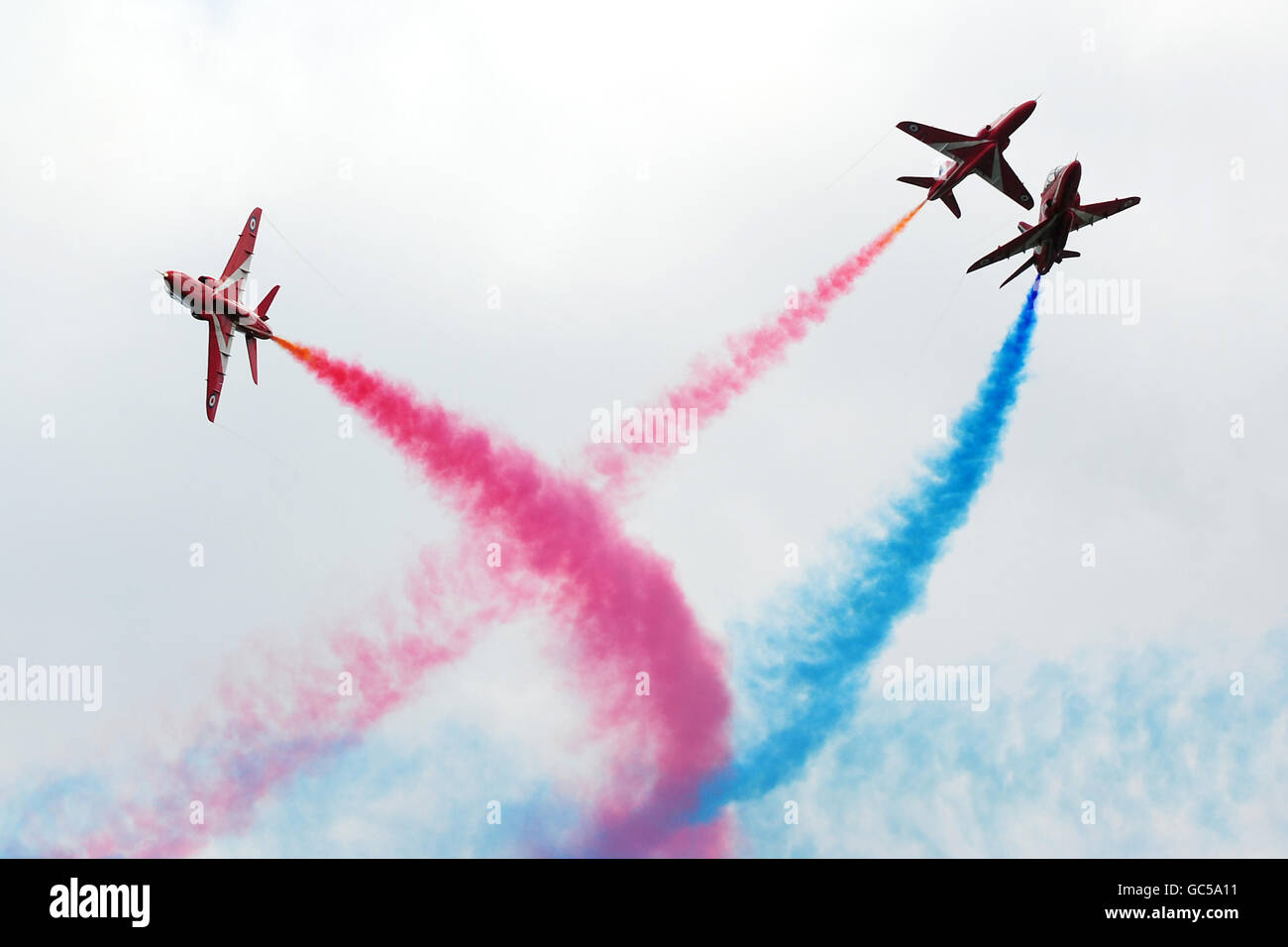 The red arrows during the british grand prix at silverstone hi-res ...
