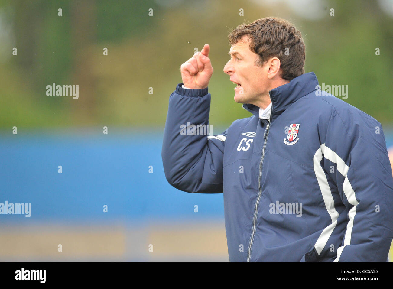 Angry football manager hi-res stock photography and images - Alamy
