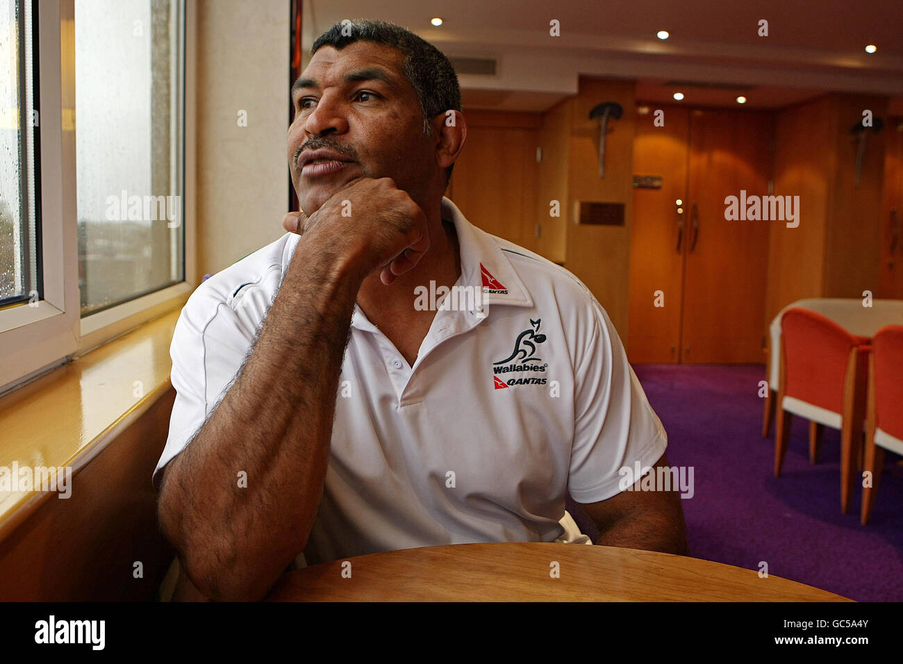 Australia coach Jim Williams during a press call at the Burlington ...