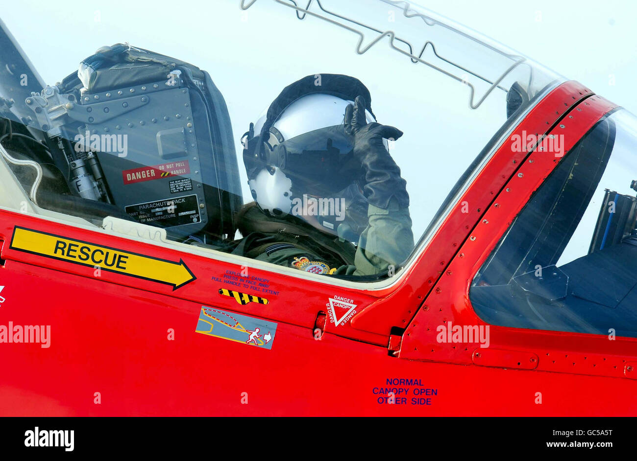 Flight Lieutenant Kirsty Moore, the first woman pilot to join the Red ...