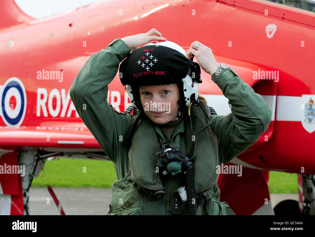First female joins the Red Arrows Stock Photo - Alamy