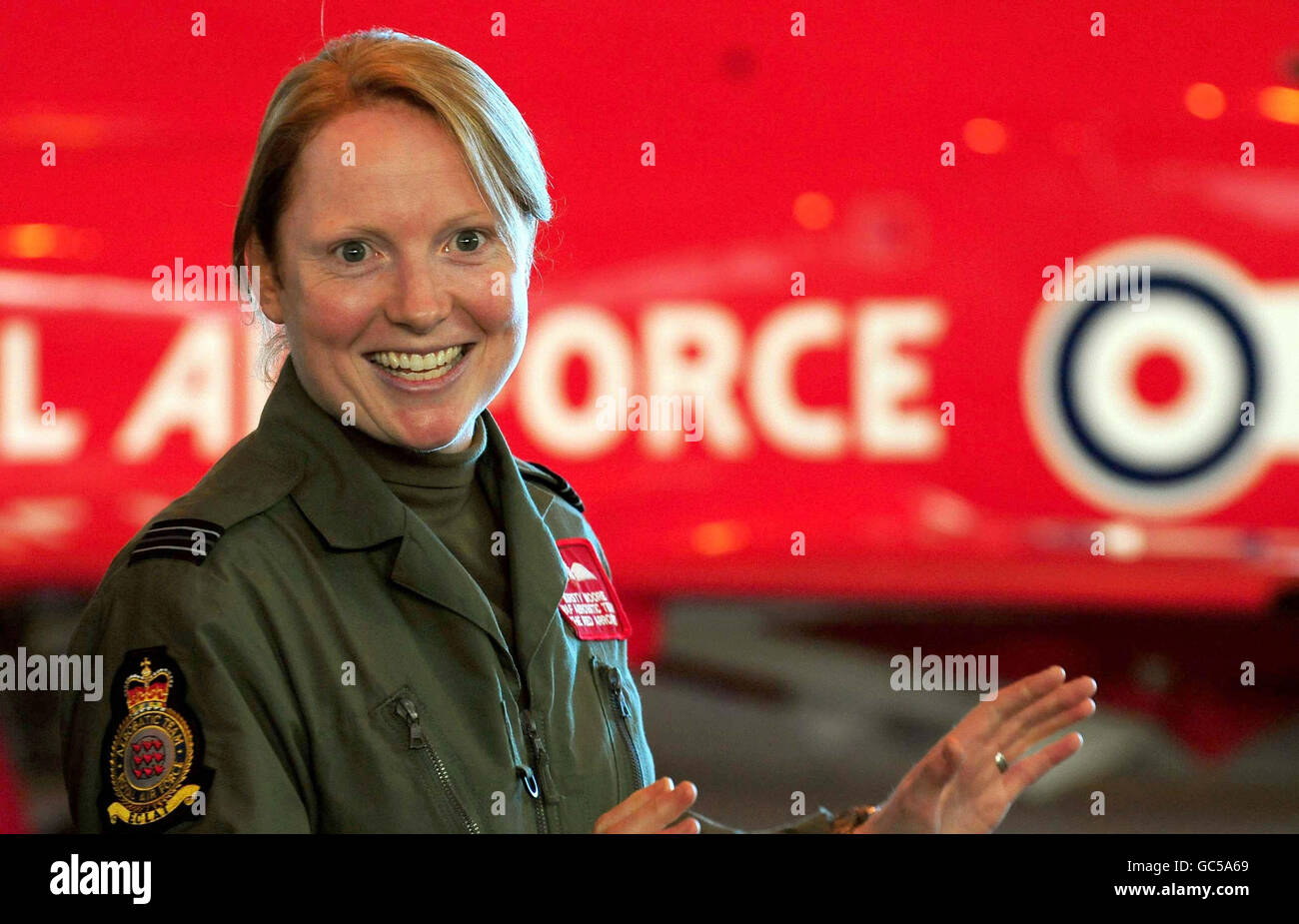 First female joins red arrows hi-res stock photography and images - Alamy