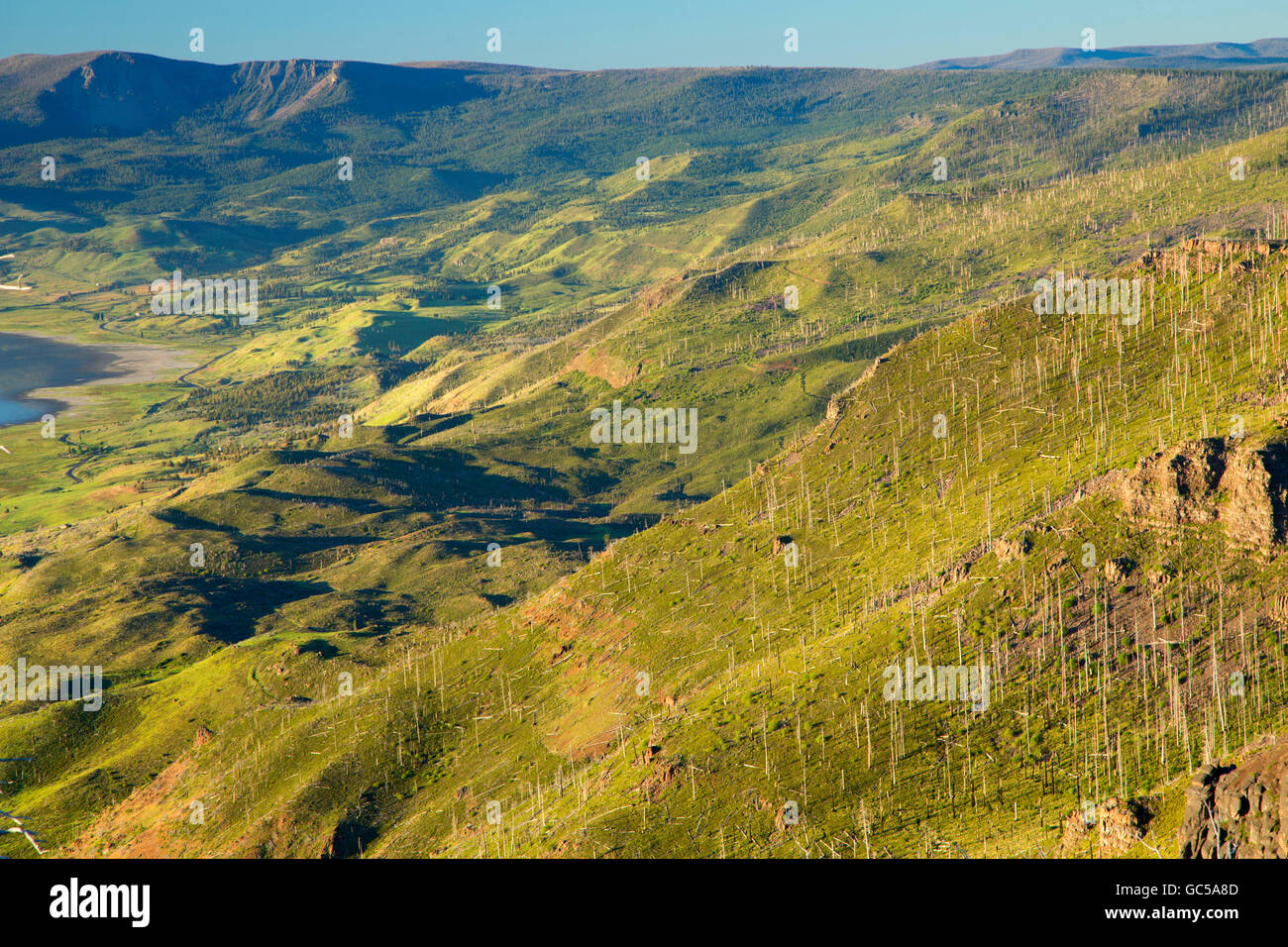 Winter Rim from Fremont Peak, Fremont National Forest, Oregon Stock ...