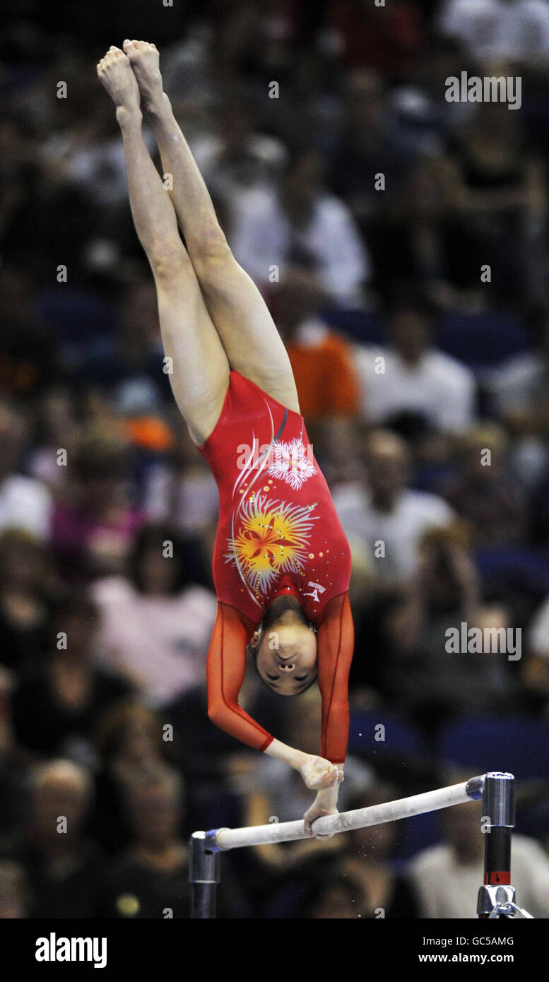 Somersault Gymnastics Competition High Resolution Stock Photography and ...
