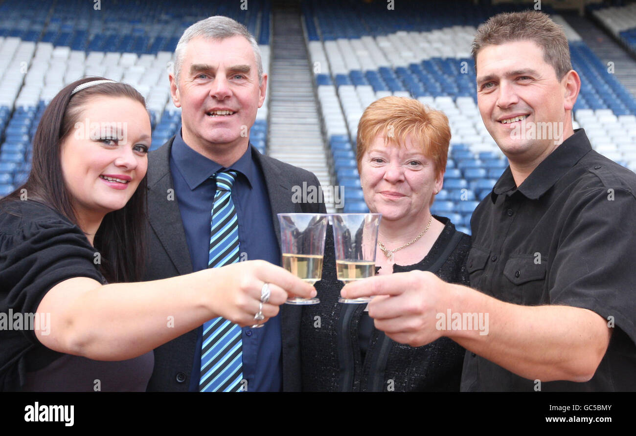 (left to right) Lisa Dougan, Charles MacDonald with his wife Liz ...