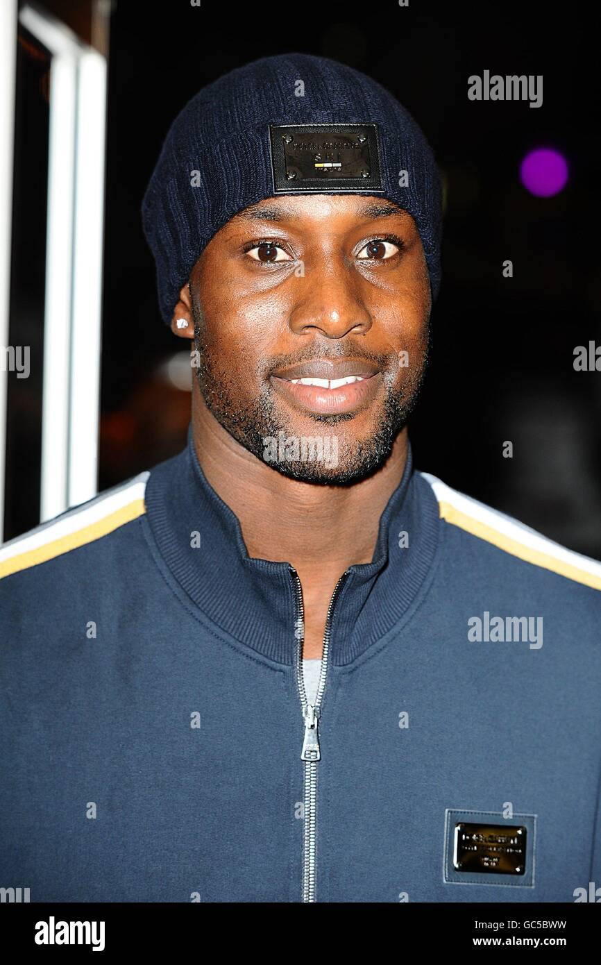 Carlton Cole arriving for the world premiere of Dead Man Running at the ...