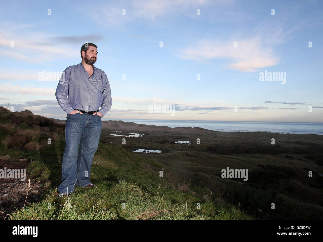 As work begins in the controversial luxury golf resort hi-res stock ...