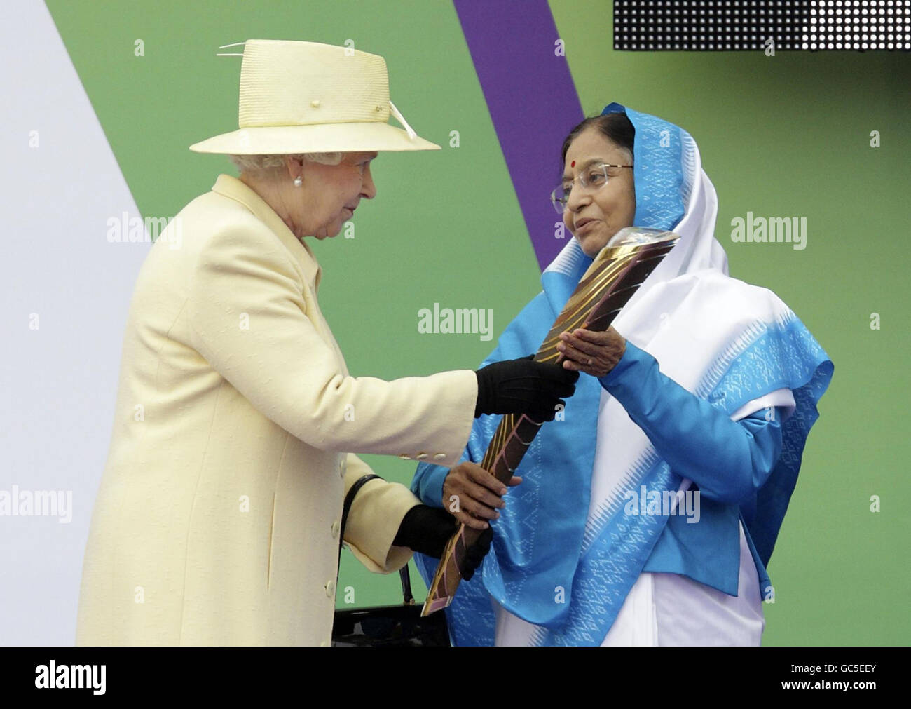Launches queens baton relay hi-res stock photography and images - Alamy