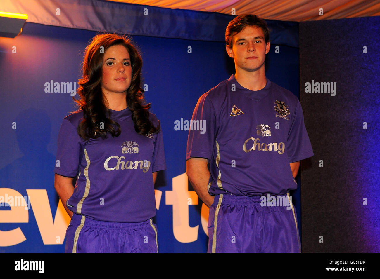 Everton Ladies Michelle Hinnigan (left) and Everton academy scholar ...