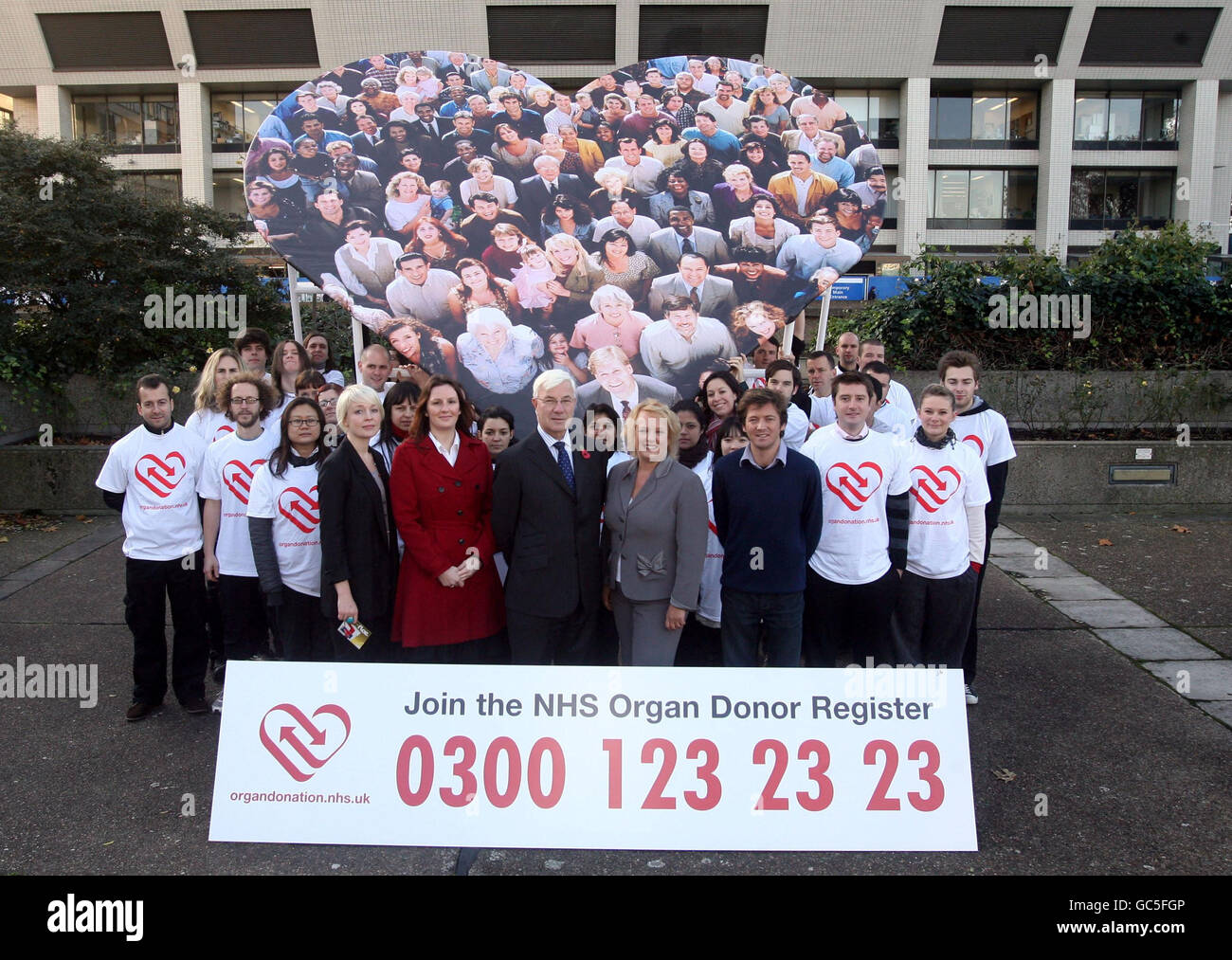 NHS Organ Donor Register campaign Stock Photo - Alamy