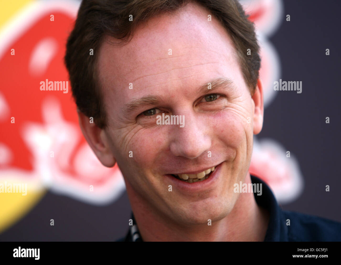 Red Bull Racing Team Principal Christian Horner prior to the Abu Dhabi ...