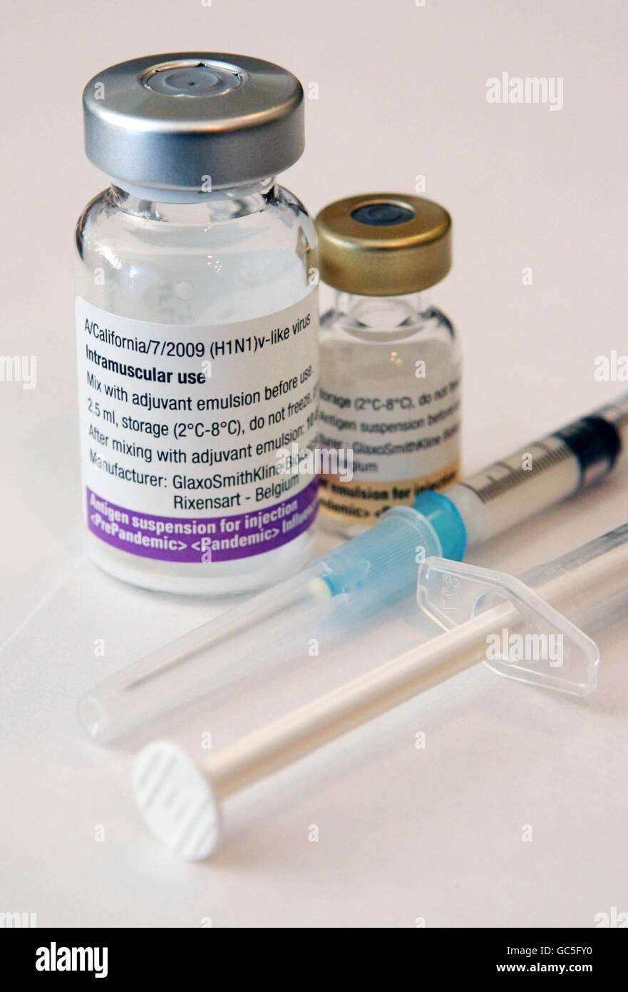 Pandemrix at a surgery in Bray Co Wicklow as the HSE begins its mass ...