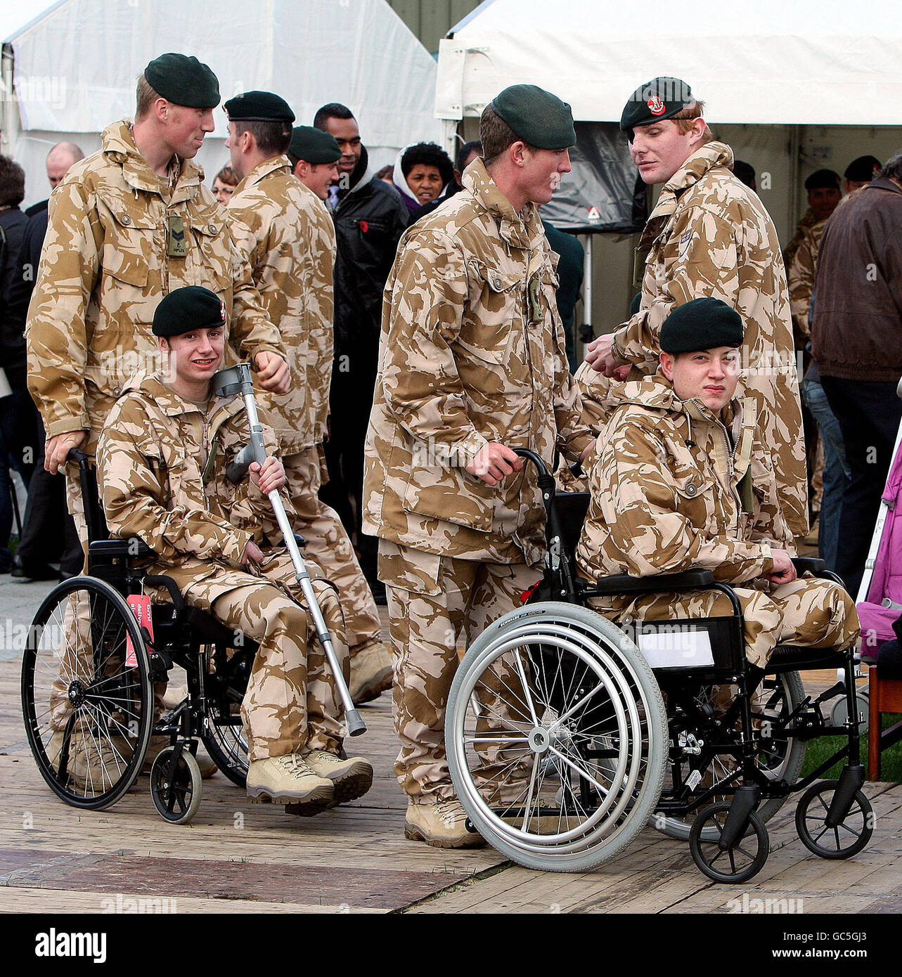 Two injured soldiers from 2 rifles hi-res stock photography and images ...