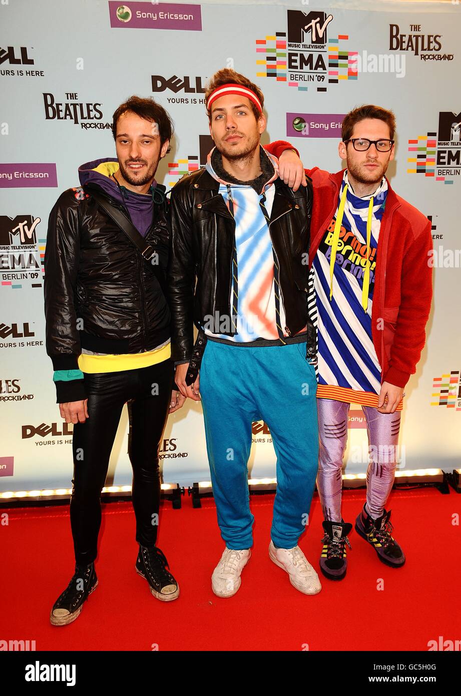 The Kolin arriving for the 2009 MTV Europe Music Awards at O2 World in ...