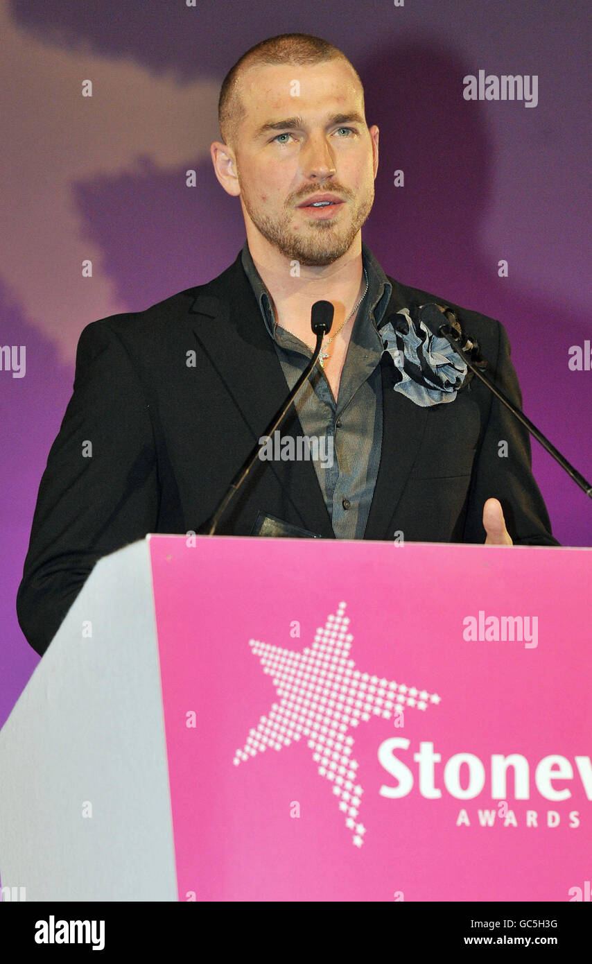 Andrew Cowels, the partner of the late Stephen Gately, accepts the ...