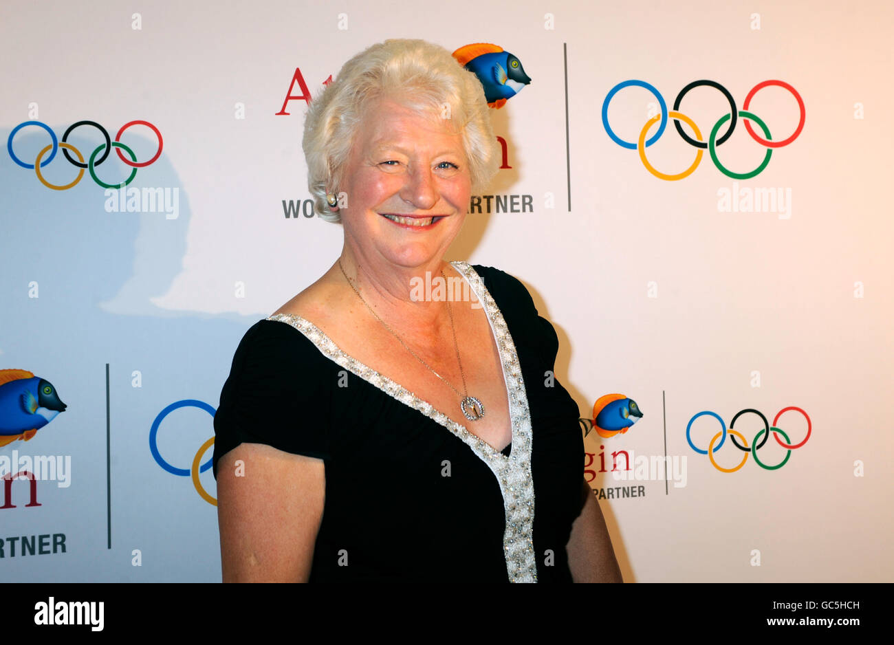 Dame Mary Peters arrives for the BOA Olympic Gold Ball at the Natural ...