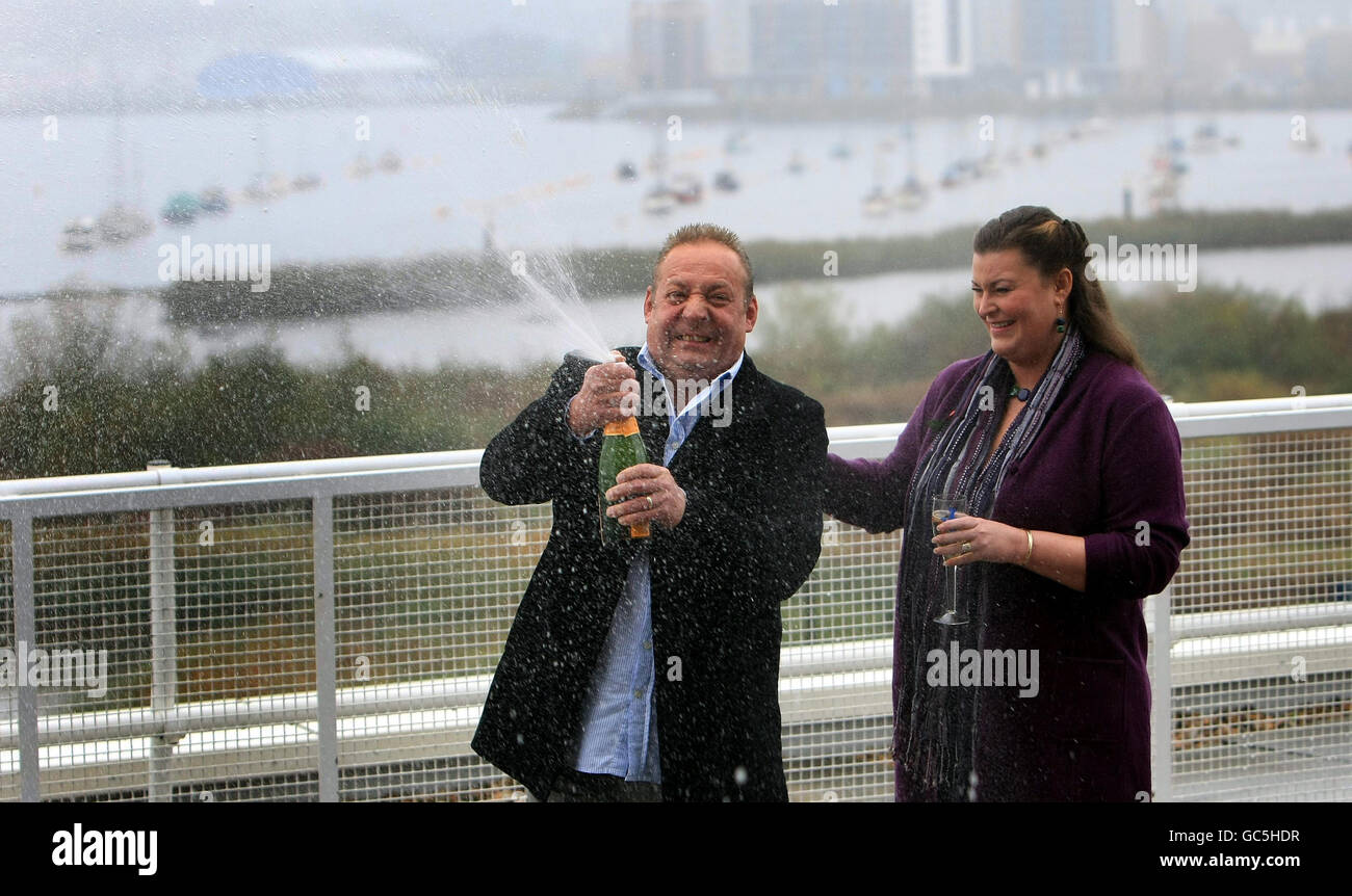 Les Scadding and his wife Samantha Peachey-Scadding from Caerleon ...