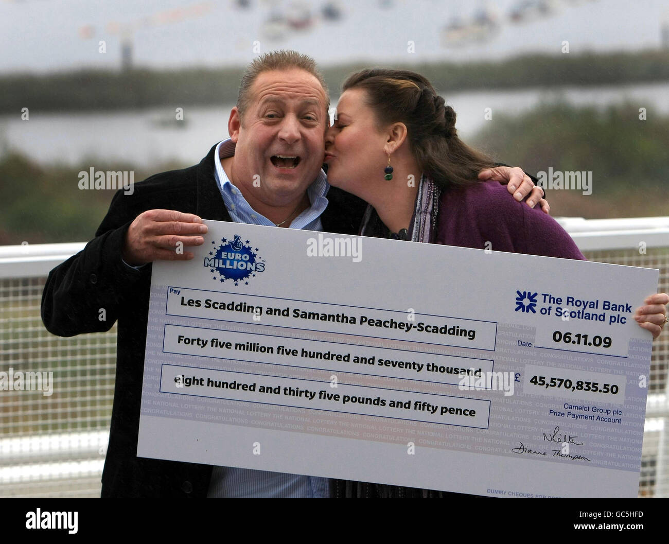 Les Scadding and his wife Samantha Peachey-Scadding from Caerleon ...
