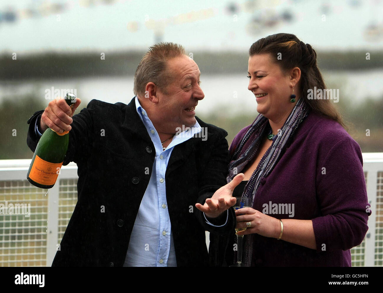Les scadding and his wife samantha peachey scadding from caerleon hi ...