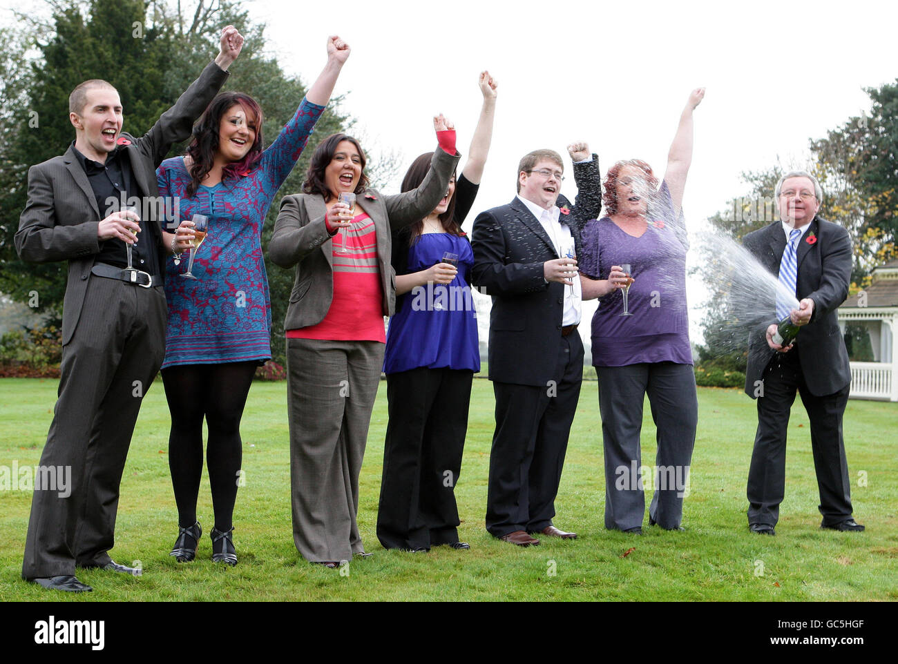(Left to right) Sean Connor, Emma Cartwight, Ceri Scullion, Alex Parry ...