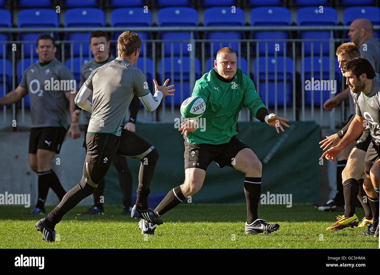 Tom Court during a training session at Donnybrook, Ireland Stock Photo ...