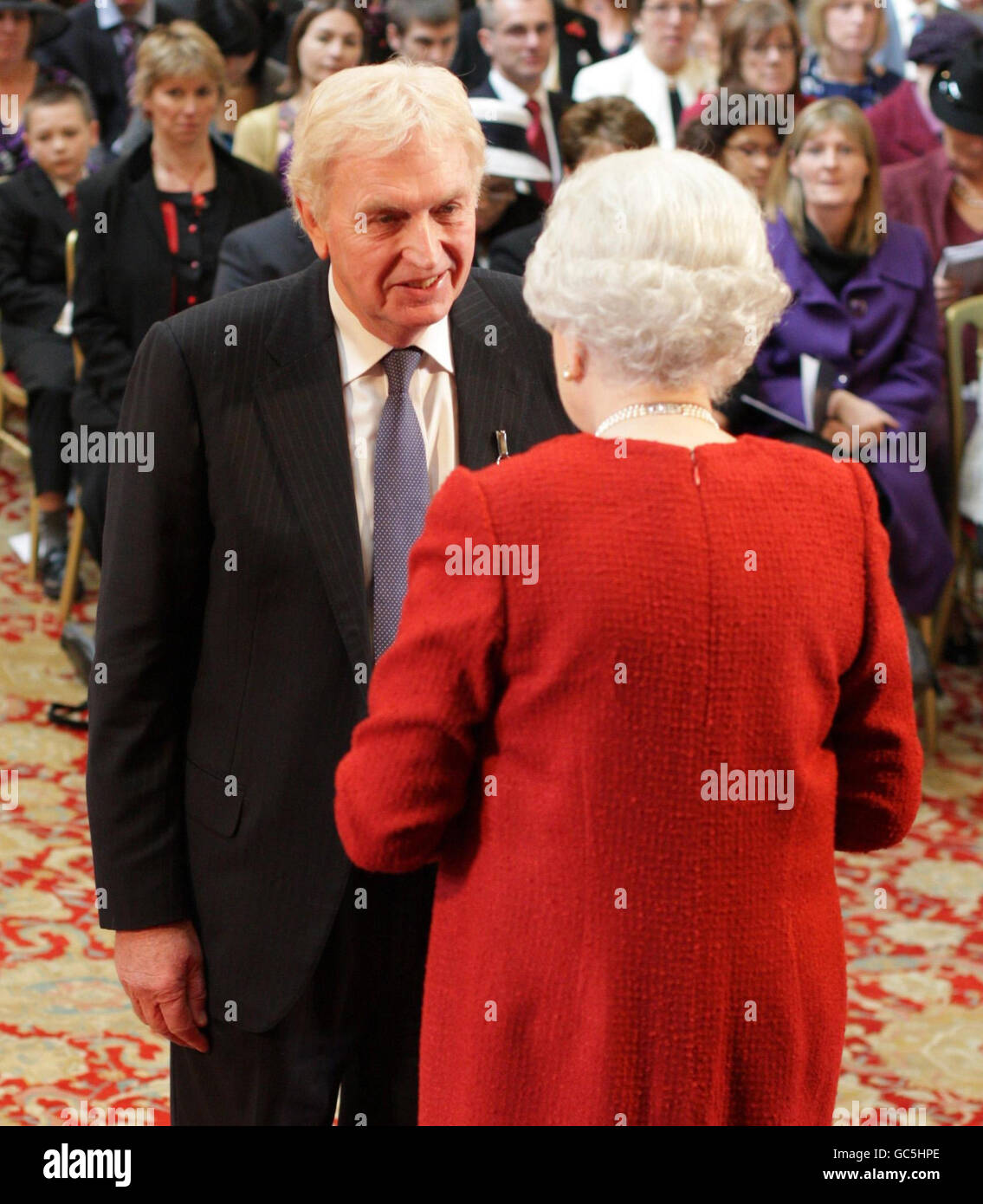 Mr. John Miles from Near Bristol is made an MBE by Britain's Queen ...