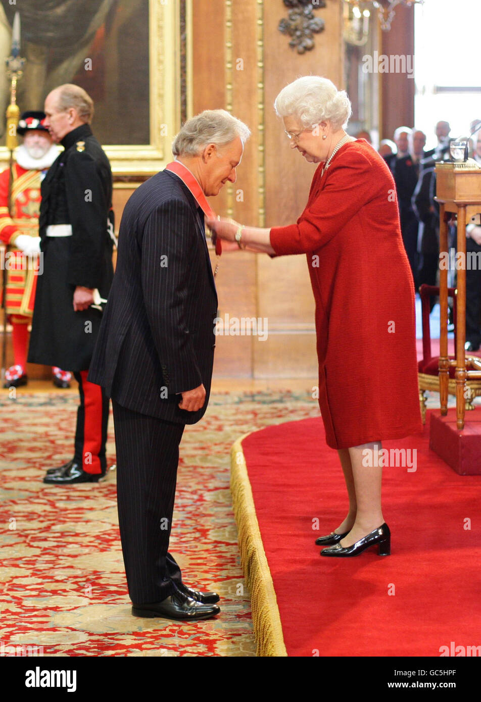 Mr. David Turrell from Melksham is made a CBE by Britain's Queen ...