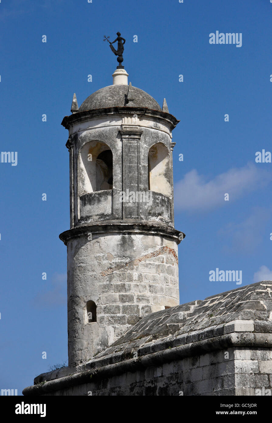 Tower of Castillo de la Real Fuerza with "La Giraldilla" weather vane ...