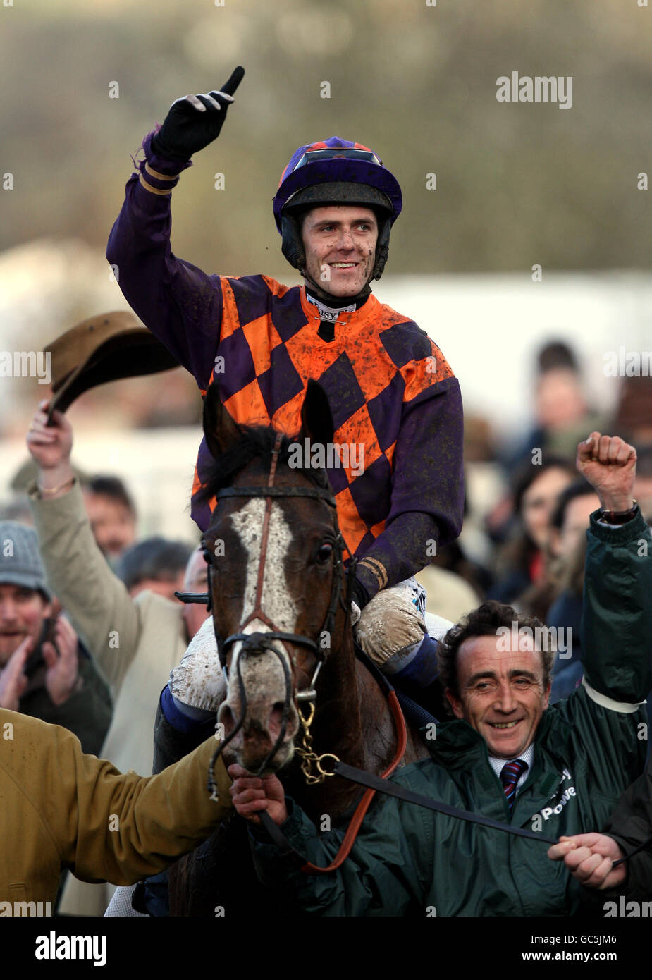 Andrew McNamara celebrates on board Tranquil Sea as they enter the ...